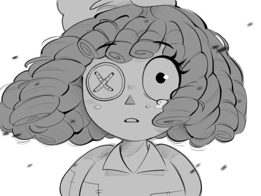 Safebooru - 1girl button eyes buttons commentary english commentary ...