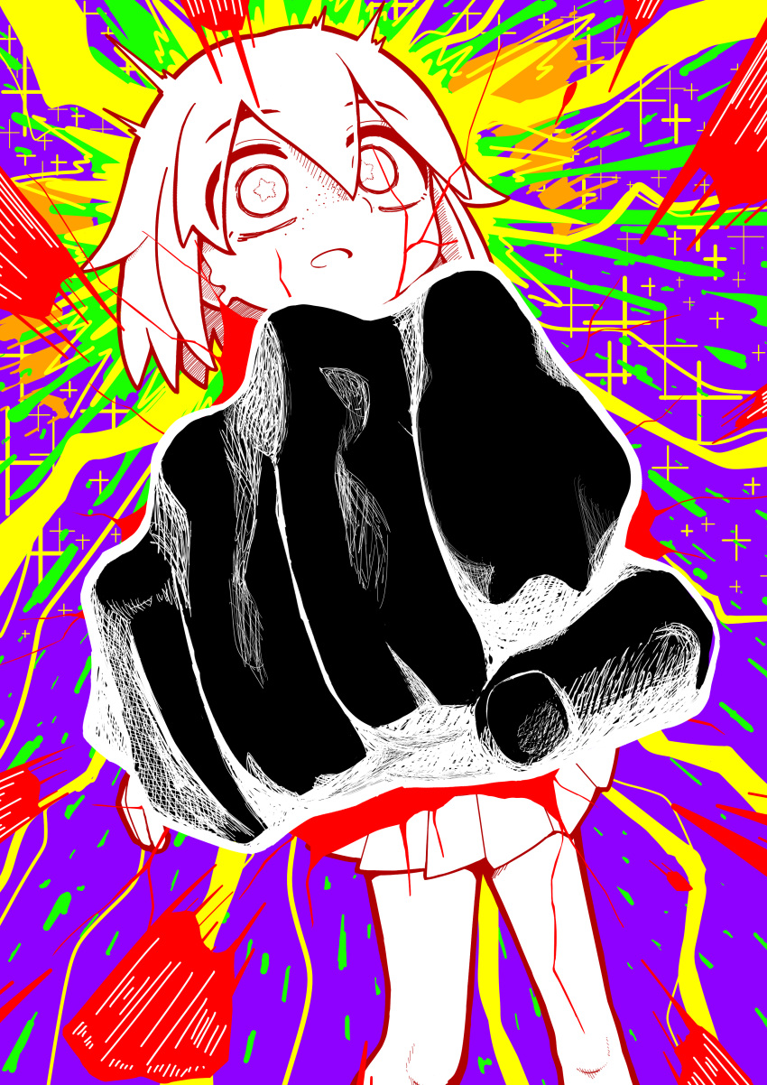 Safebooru - 1girl absurdres clenched hand emphasis lines feet out of ...