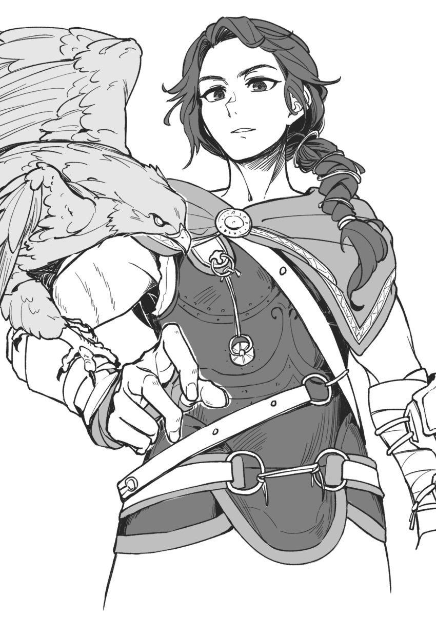 Safebooru - 1girl animal on arm assassin's creed: odyssey assassin's ...