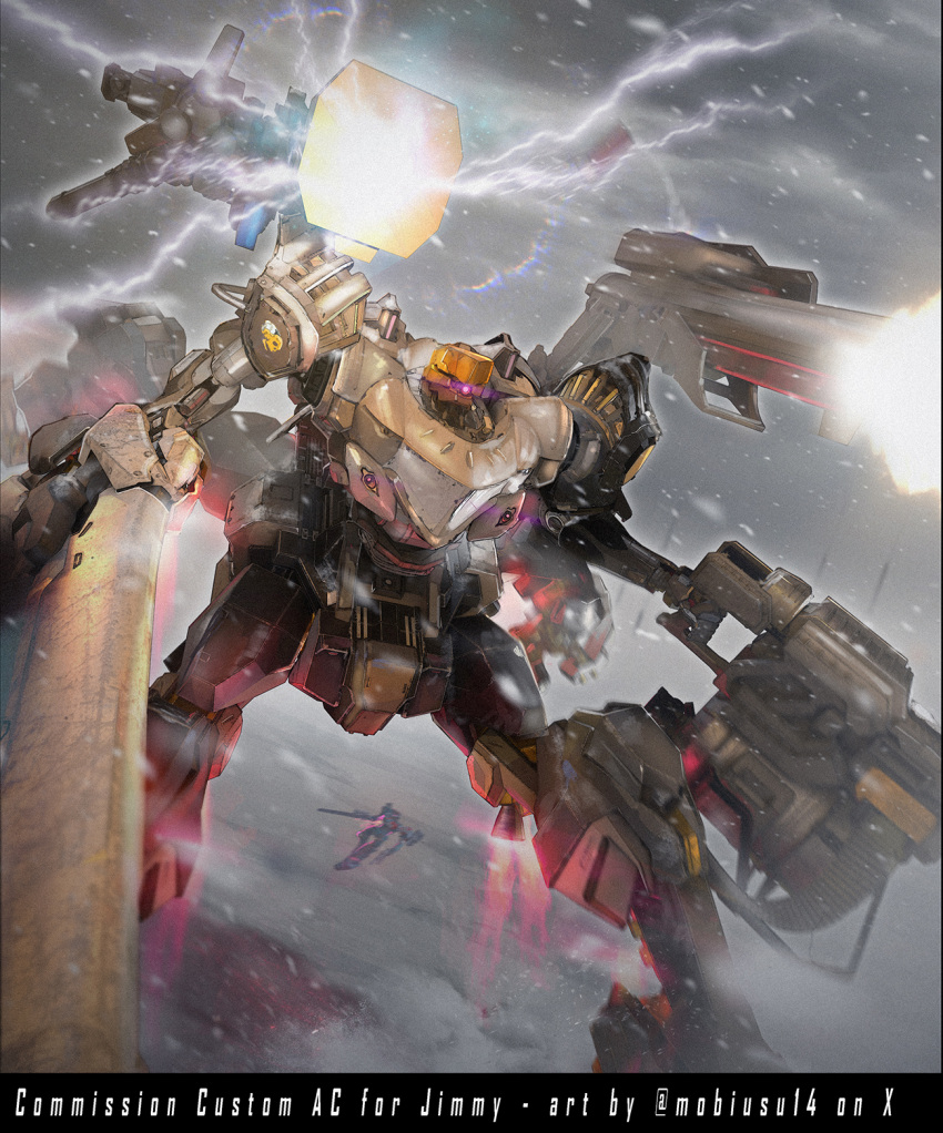 Safebooru - armored core armored core vi: fires of rubicon beam cannon ...