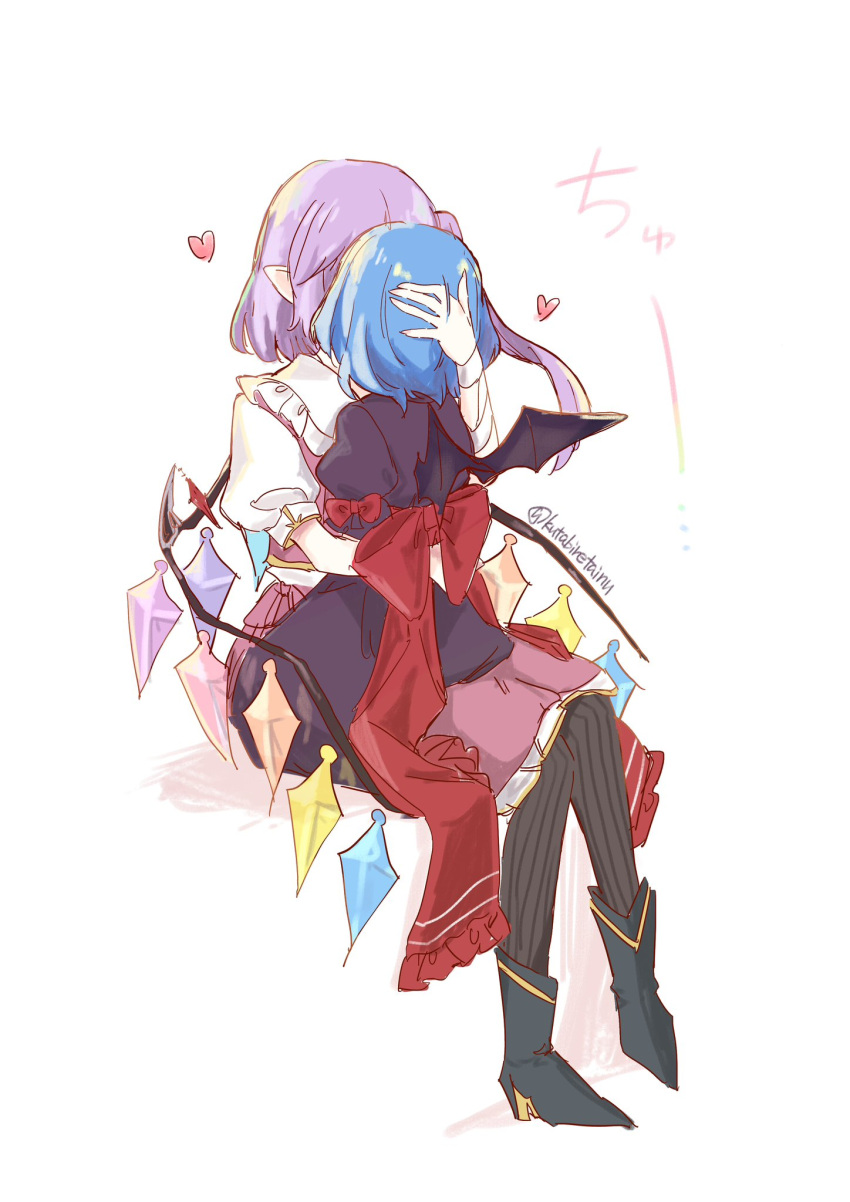 Safebooru - 2girls crystal wings flandre scarlet flandre scarlet ...