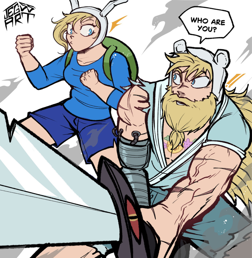 Safebooru - 1boy 1girl adventure time adventure time: fionna and cake ...