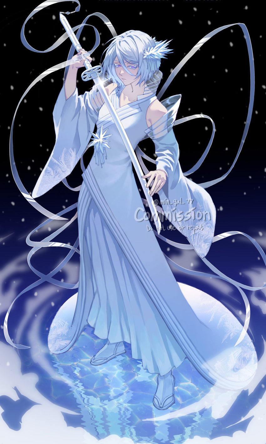 Safebooru - 1girl absurdres bare shoulders bleach breasts closed mouth ...