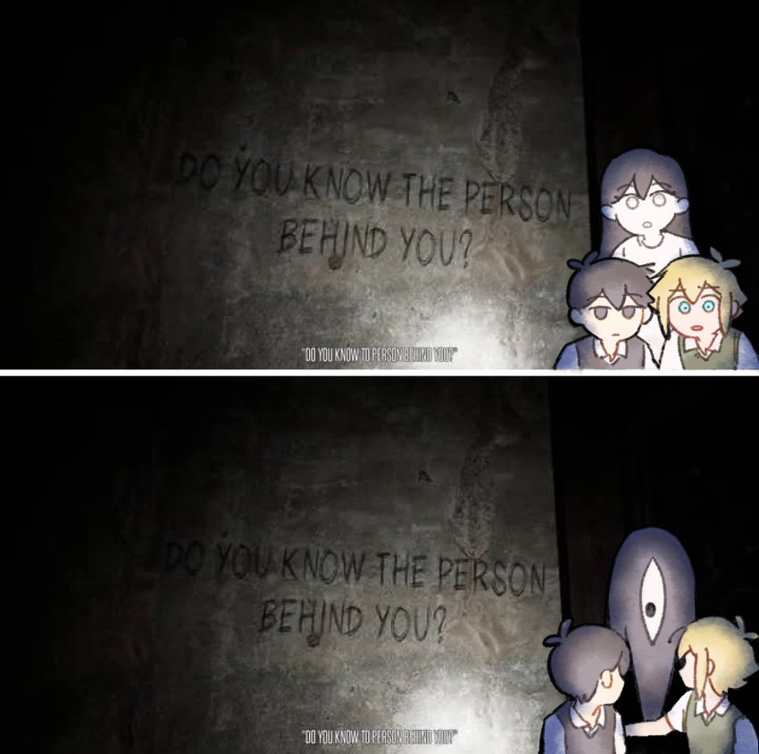 Safebooru - 1girl 2boys absurdres antenna hair basil (faraway) (omori ...