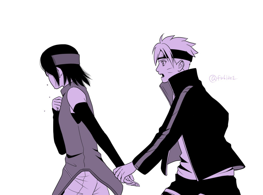 Safebooru - 1boy 1girl boruto: naruto next generations commentary ...