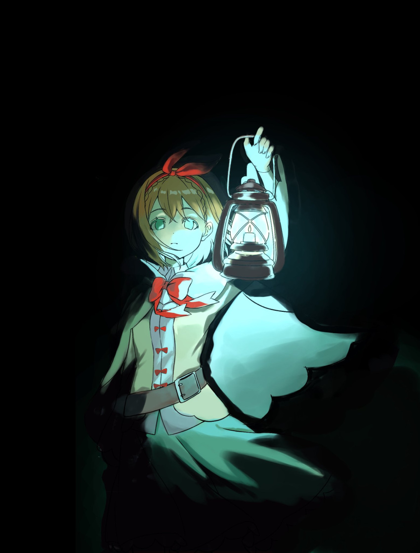 Safebooru - 1girl belt black background bow bowtie braid brown hair ...