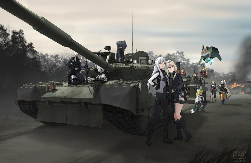 Safebooru - ak-12 (girls frontline) ak-15 (girls frontline) an-94 ...