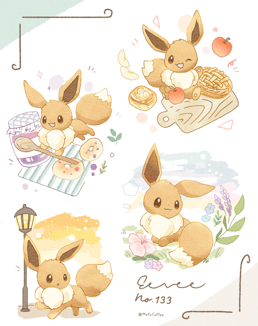 Safebooru - :3 :d :o ;3 ;d absurdres apple brown eyes character name ...
