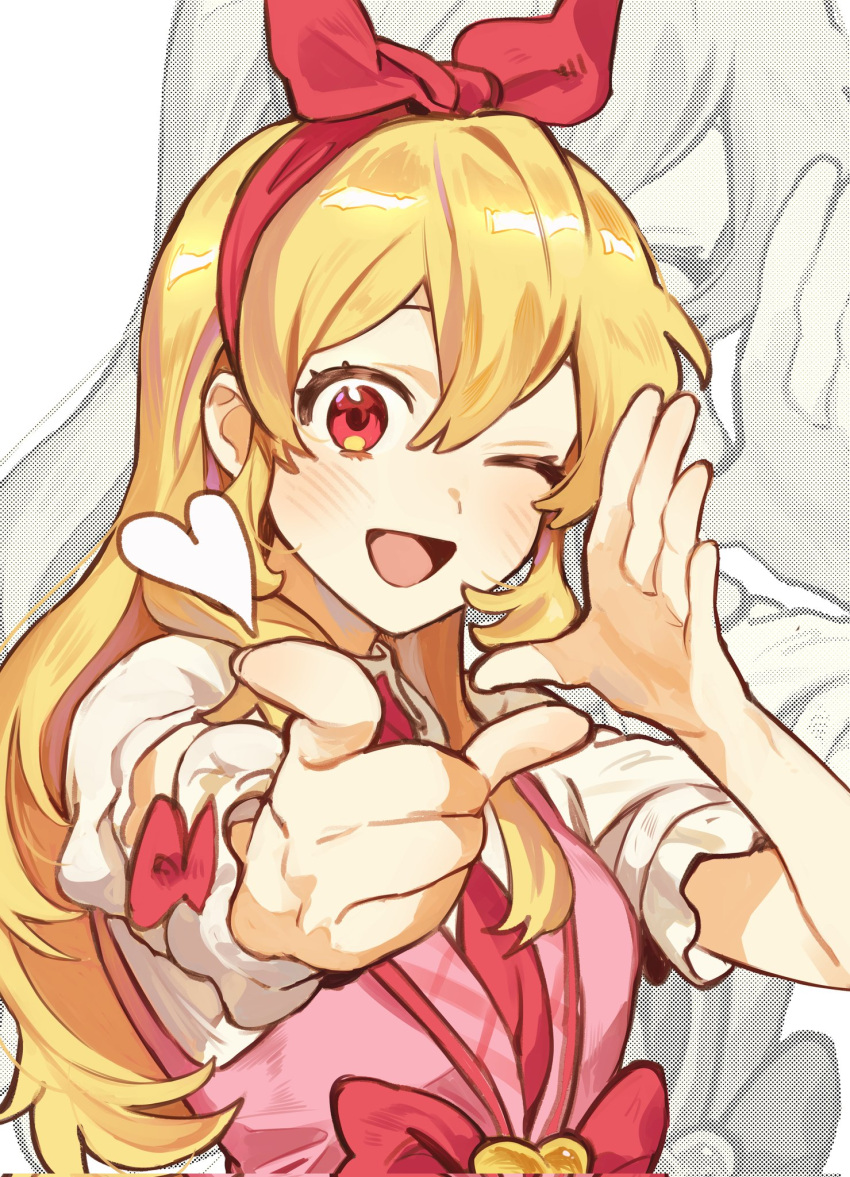 Safebooru - 1girl :d aikatsu! aikatsu! (series) blonde hair blush bow ...