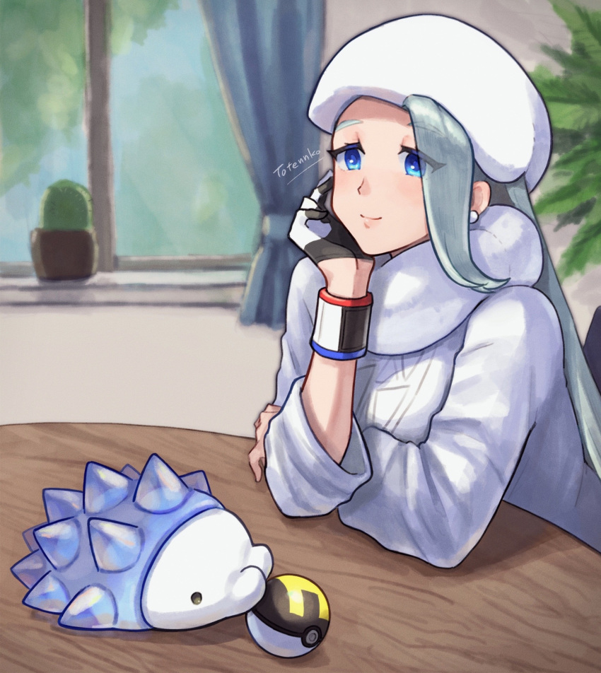 Safebooru - 1girl blue eyes blue skin caterpillar colored skin dynamax ...