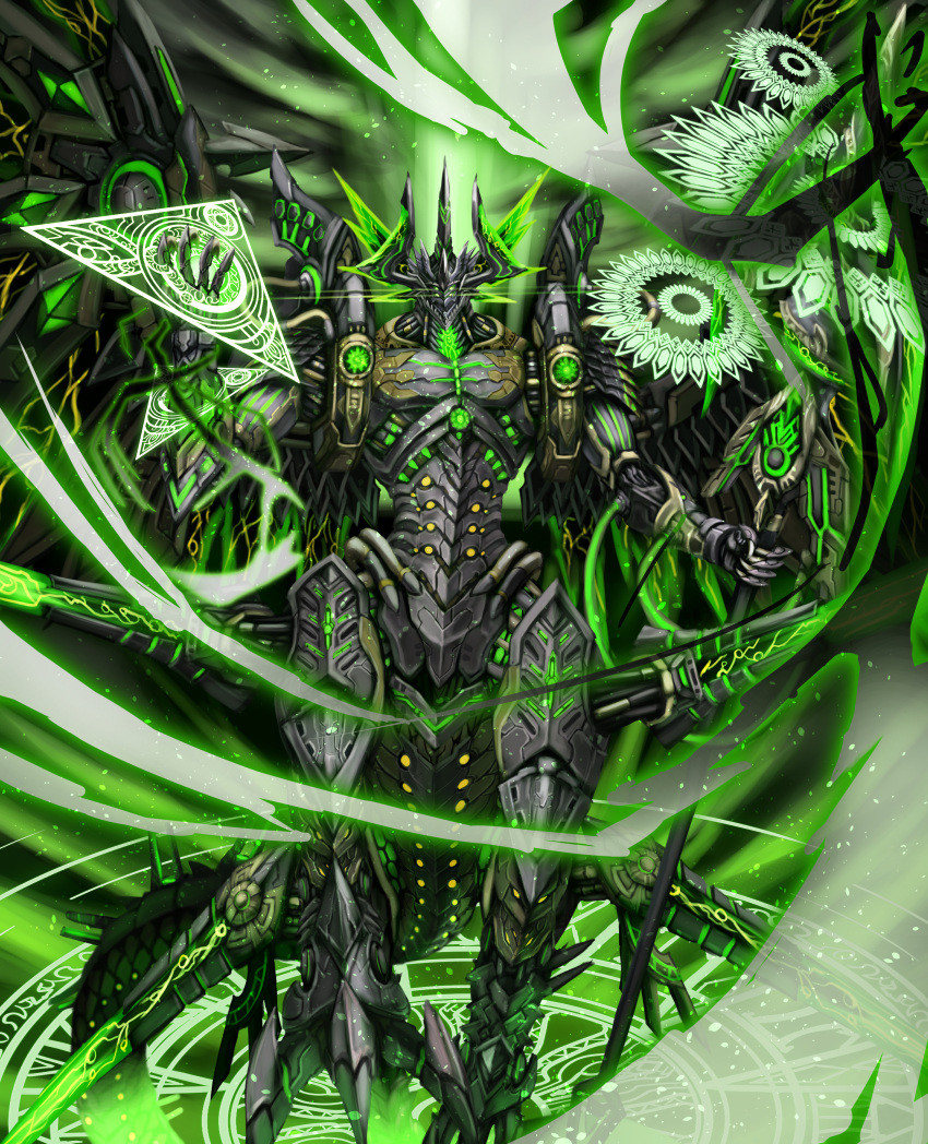 Safebooru - absurdres armor dragon duel monster green eyes highres ...