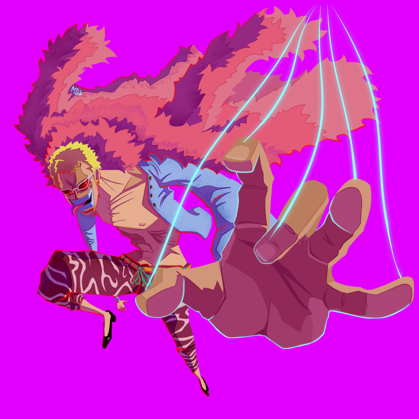 Safebooru - 1boy absurdres blonde hair coat donquixote doflamingo ...