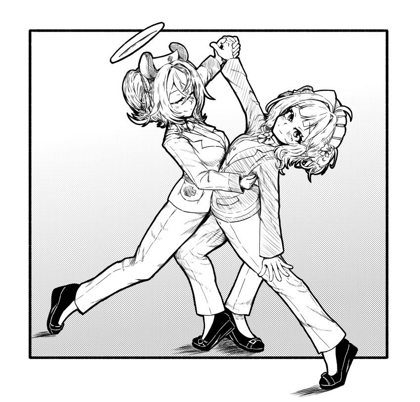 Safebooru - 2girls absurdres alternate costume animal ears arched back ...