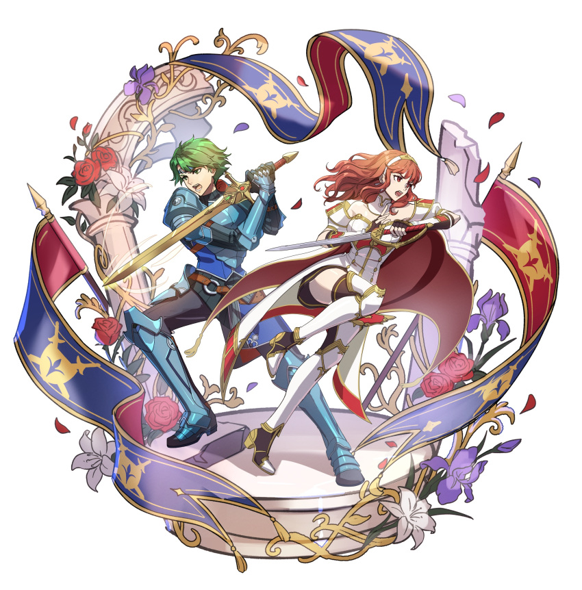 Safebooru - 1boy 1girl alm (fire emblem) armor bikini boody blue armor ...