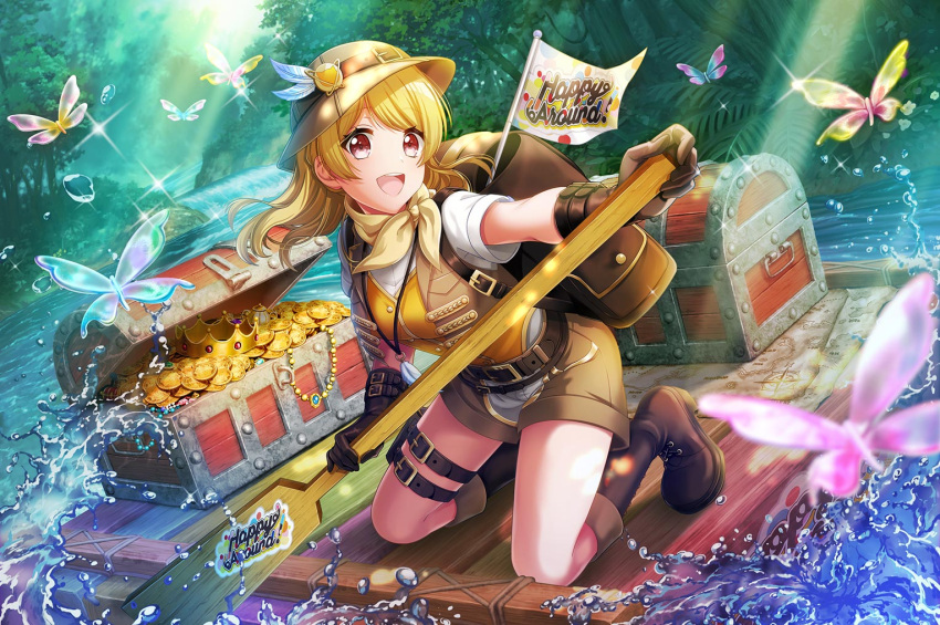 Safebooru - aimoto rinku blonde hair blush d4dj dress long hair pink eyes smile | 4054651