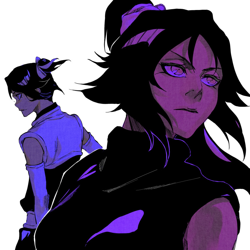 Safebooru - 1boy 1girl androgynous bleach breasts chinese commentary ...
