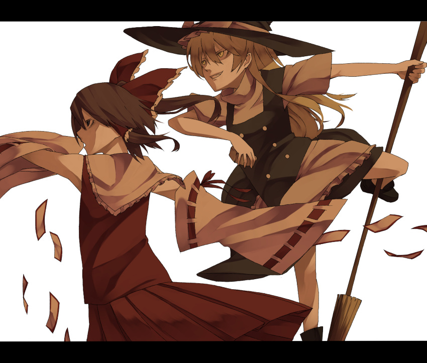 Safebooru - blonde hair bow detached sleeves hair bow hakurei reimu hat ...