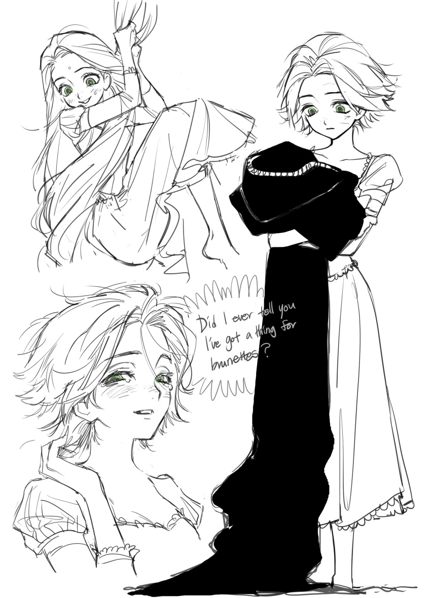 Safebooru - 1girl absurdly long hair absurdres barefoot blush cape ...