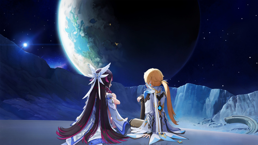 Safebooru - 1boy 1girl absurdres aether (as heaven and earth are made ...