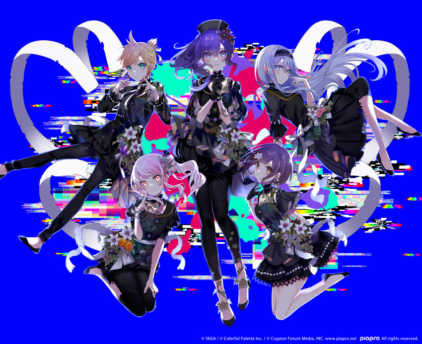 Safebooru - 1boy 1other 25-ji night code de. (project sekai) 3girls akiyama mizuki asahina ...