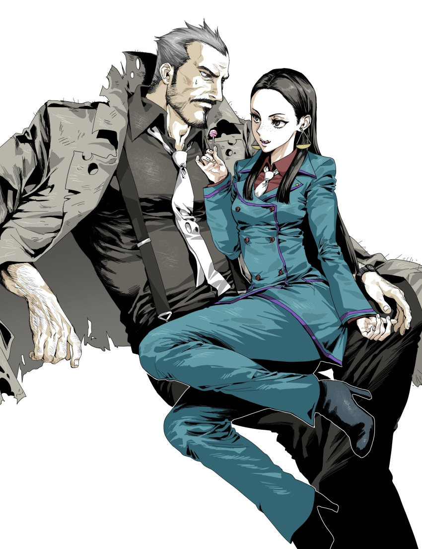 Safebooru - 1boy 1girl absurdres ace attorney ace attorney ...