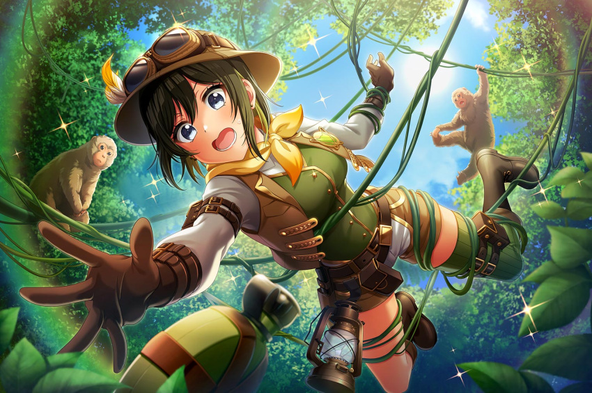 Safebooru - akashi maho black hair blue eyes d4dj dress short hair smile | 4060672