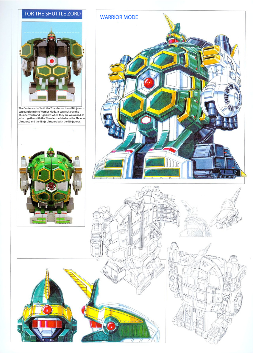 Safebooru - artbook carrier zord mighty morphin power rangers power ...