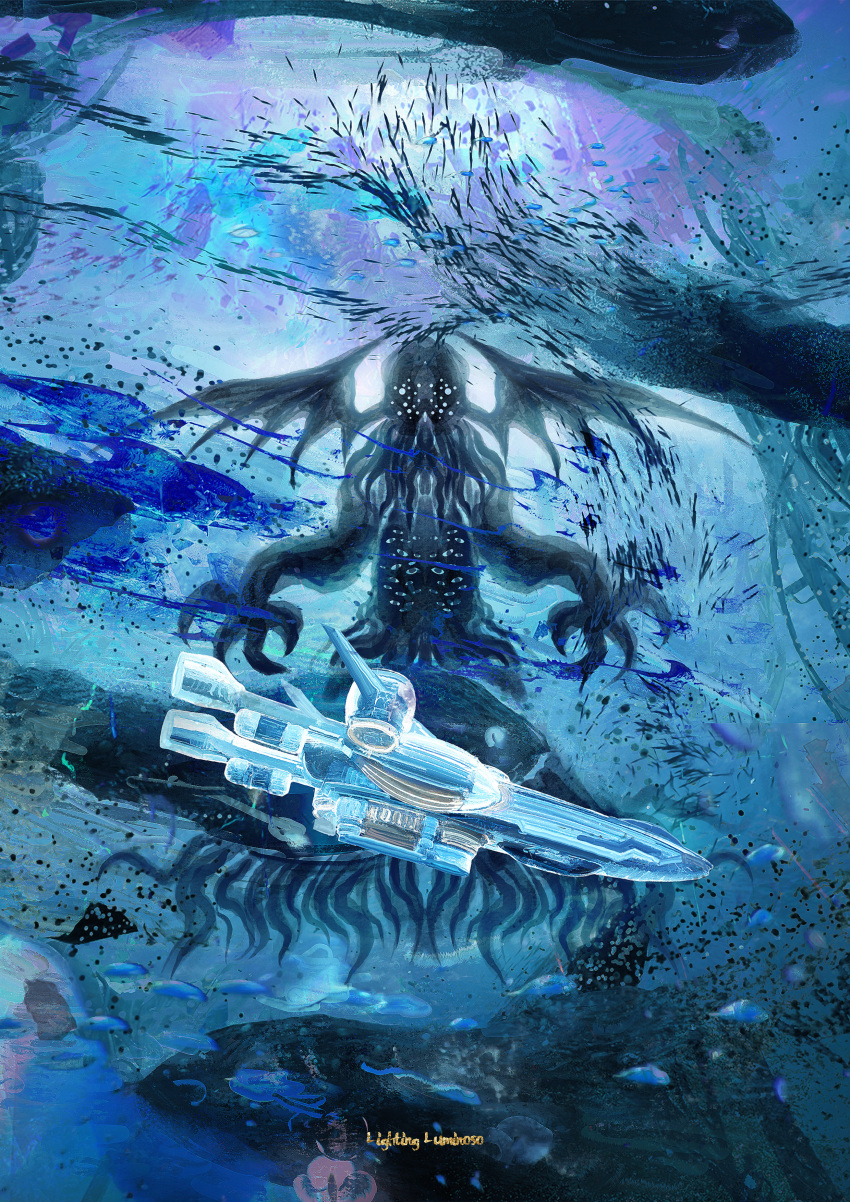 Safebooru - absurdres animal artist name commentary request cthulhu ...