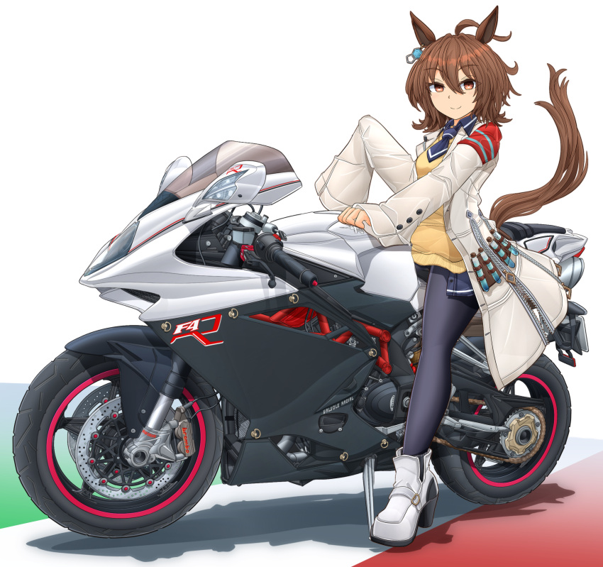 Safebooru - 1girl absurdres agnes tachyon (umamusume) ahoge animal ears ankle boots bangs black ...