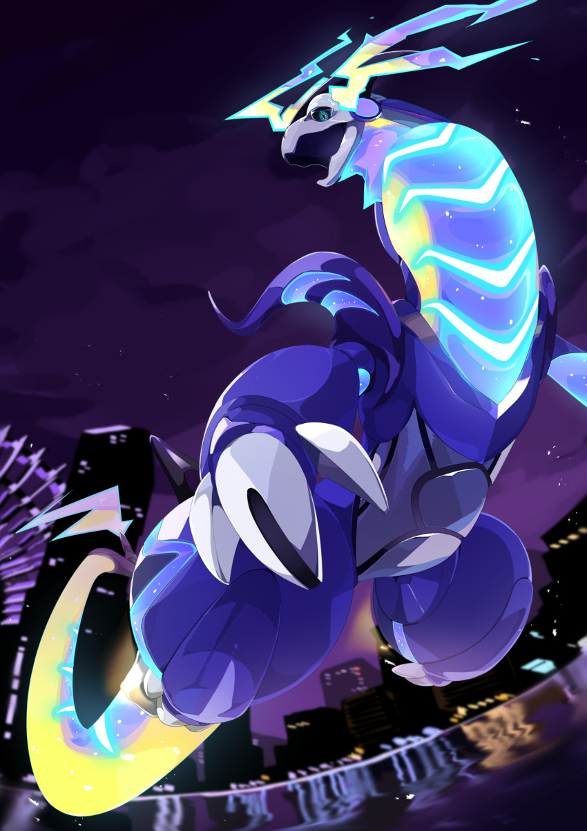 Safebooru - absurdres black sclera blurry claws colored sclera ...