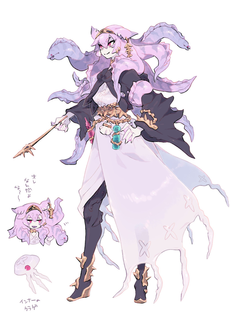 Safebooru - 1girl absurdres bags under eyes black legwear chibi chibi ...