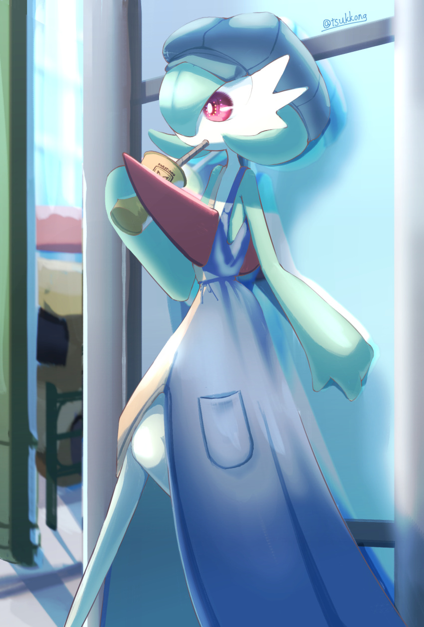 Safebooru - 1girl artist name bangs bare shoulders blue dress blue ...