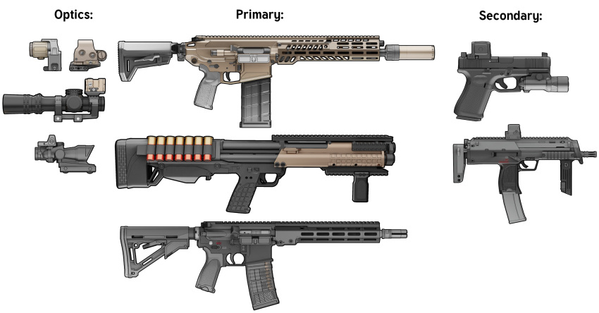 Safebooru - 7n39 absurdres acog ammunition ar-15 bullpup commentary ...