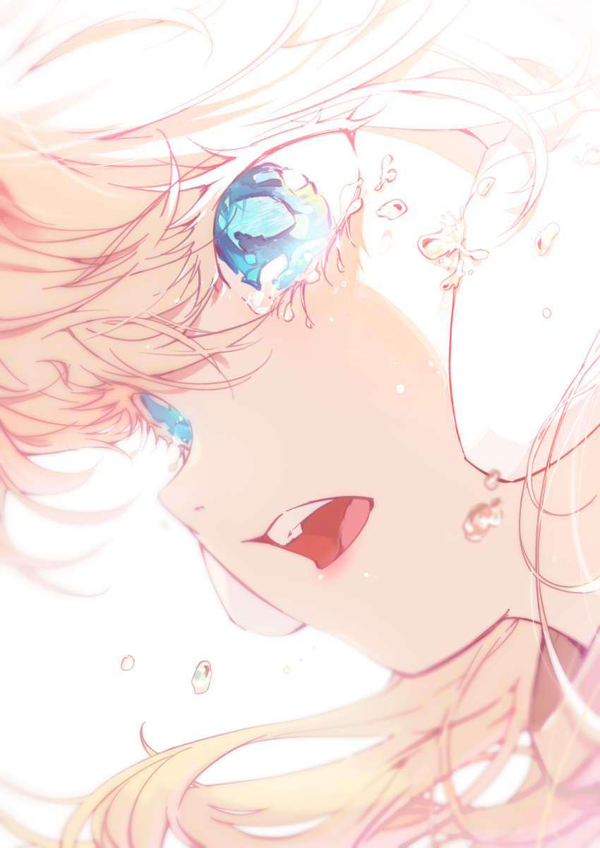 Safebooru - 1girl absurdres bangs blonde hair blue eyes ciel (mega man ...