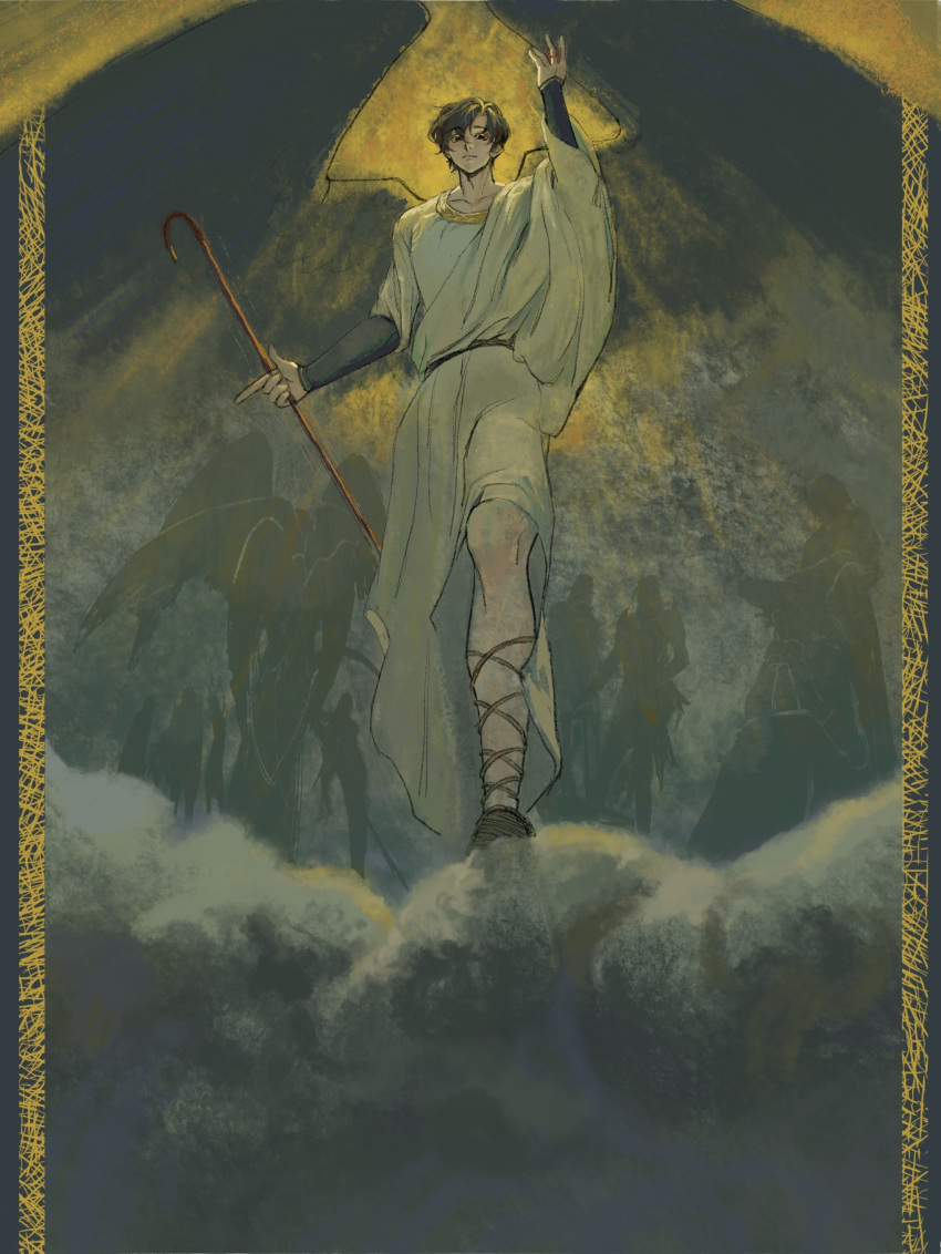 Safebooru - 1girl 6+boys absurdres adam (lord of the mysteries) amon ...