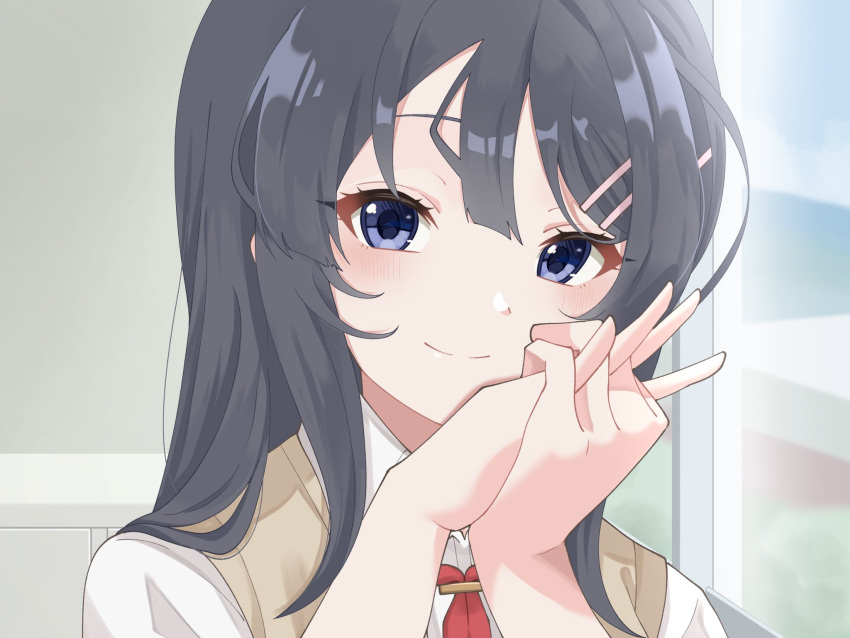 Safebooru - 1girl alicealice 16 black hair blue eyes blush hair ...