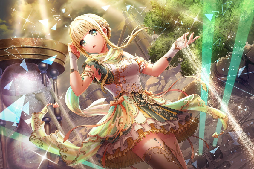 Safebooru - blonde hair blue eyes blush d4dj dress fukushima noa long hair | 4104566