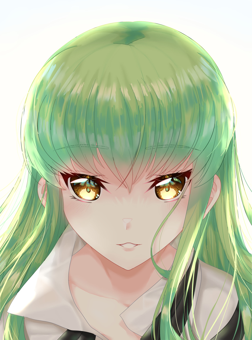 Safebooru - 1girl absurdres bangs budgiepon c.c. code geass collarbone ...