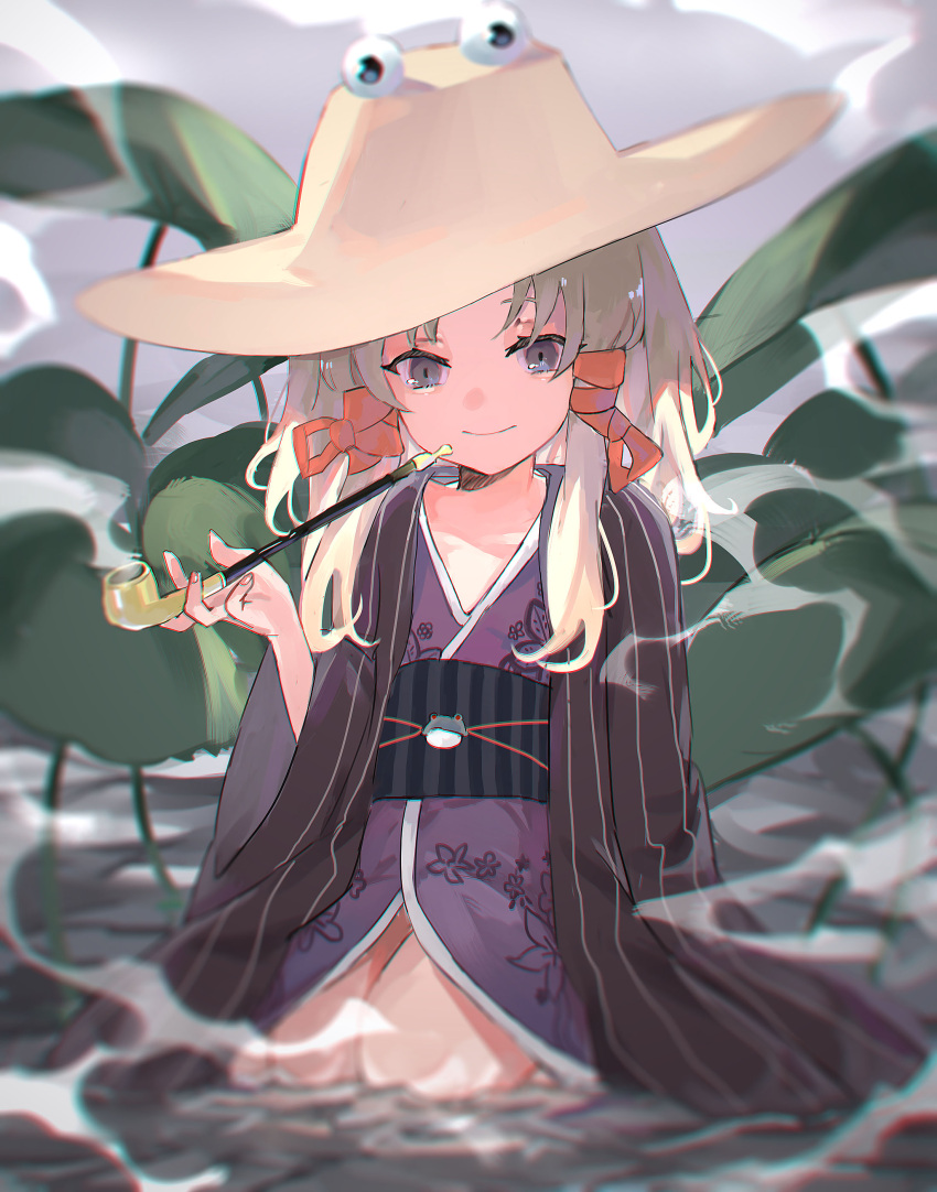 Safebooru - 1girl absurdres adapted costume blonde hair brown headwear closed mouth grey eyes ...