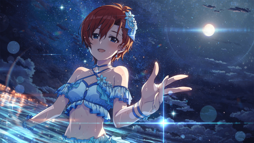 Safebooru - bikini blue eyes idolmaster million live! theater days julia (idolmaster) redhead ...