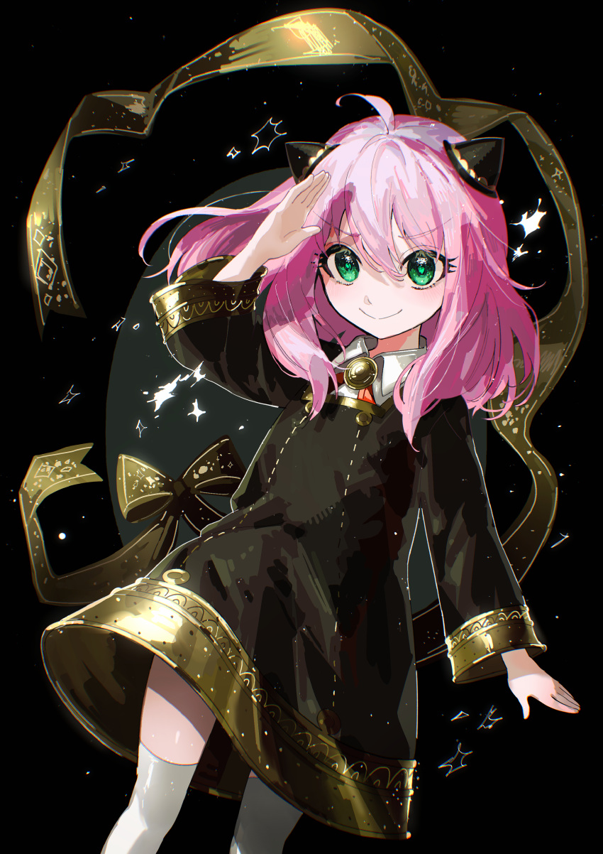 Safebooru - 1girl absurdres ahoge anya (spy x family) bangs black ...