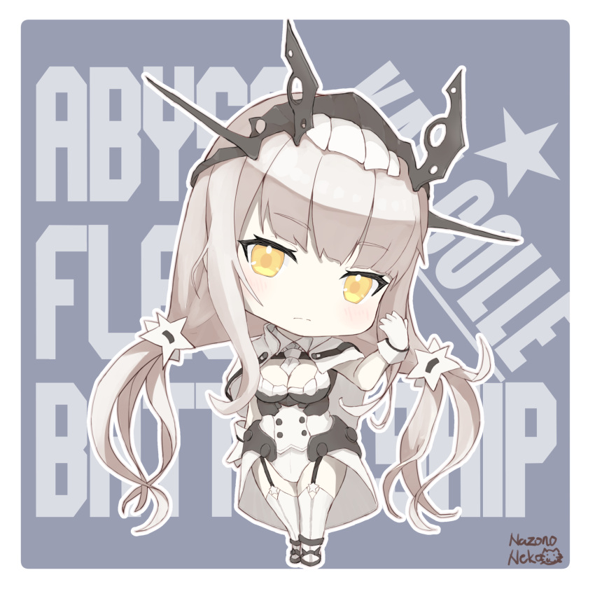 Safebooru - 1girl abyssal ship capelet chibi full body garter straps ...