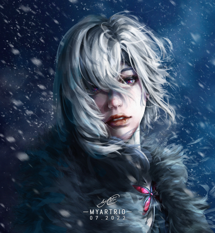 Safebooru - 1girl absurdres arlecchino (genshin impact) bangs black hair blue eyes coat eyebrows ...