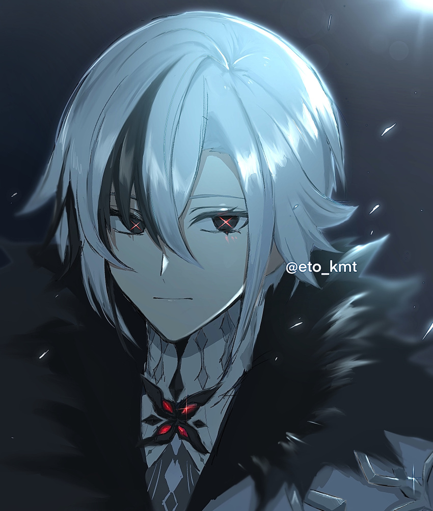 Safebooru - 1girl absurdres arlecchino (genshin impact) bangs black background black eyes black ...