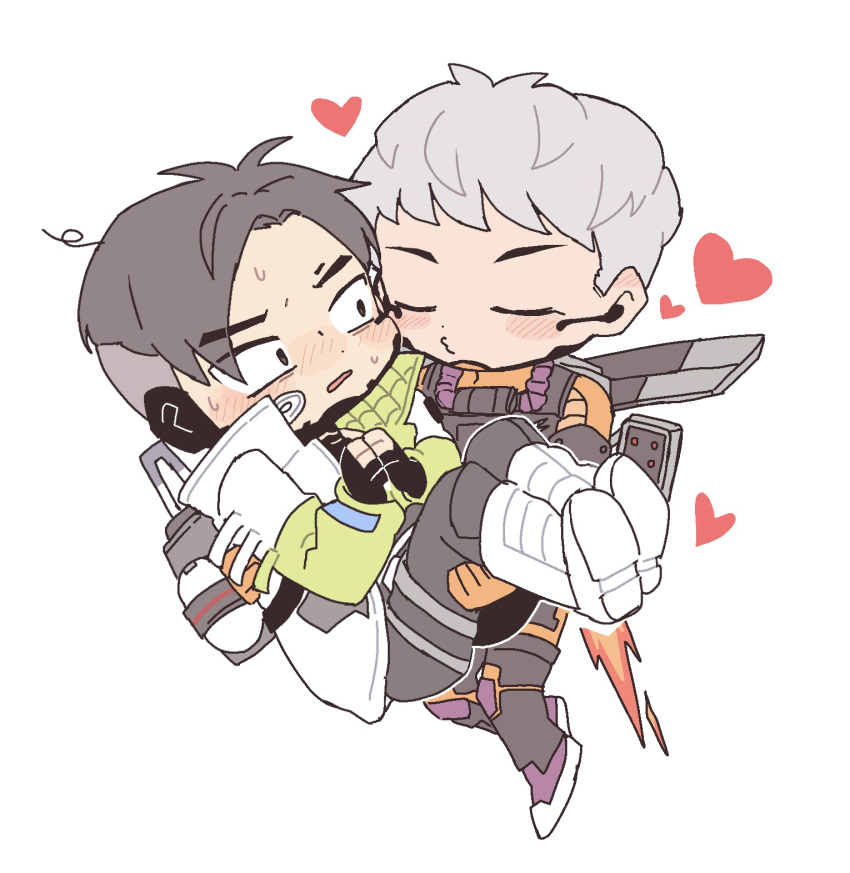 Safebooru - 1boy 1girl animification apex legends bangs black eyes ...