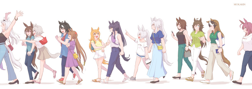 Safebooru - 6+girls ^ ^ absurdres admire vega (umamusume) ahoge alternate costume alternate ...