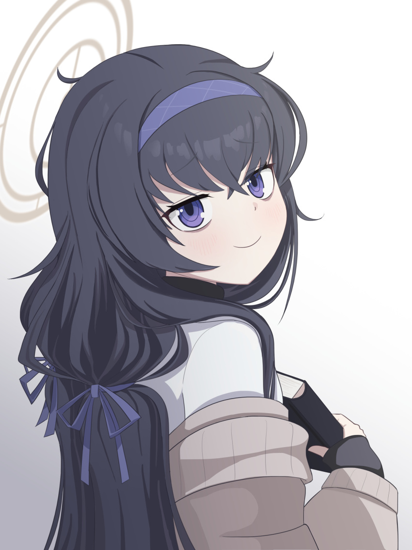 Safebooru - 1girl absurdres bags under eyes bangs bigmt kid black hair blue archive blue eyes ...