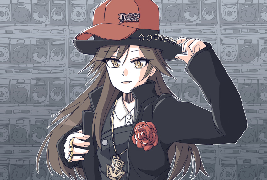 Safebooru - 1girl anchor symbol arashio (kancolle) arashio kai ni (kancolle) baseball cap black ...