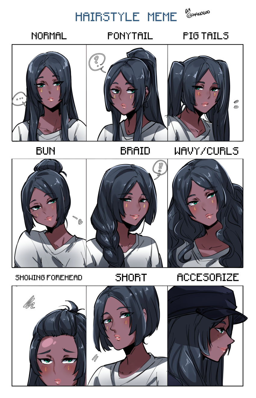 Safebooru 1girl Absurdres Alternate Hairstyle Ayanobro Bangs