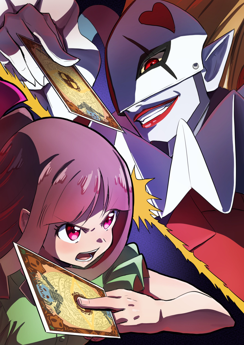 Safebooru - 1boy 1girl absurdres bangs blonde hair card digimon digimon ...